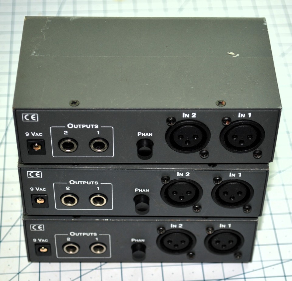 (1) Midiman Audio Buddy 2 Channel Microphone Mic Preamp & Direct Box | eBay