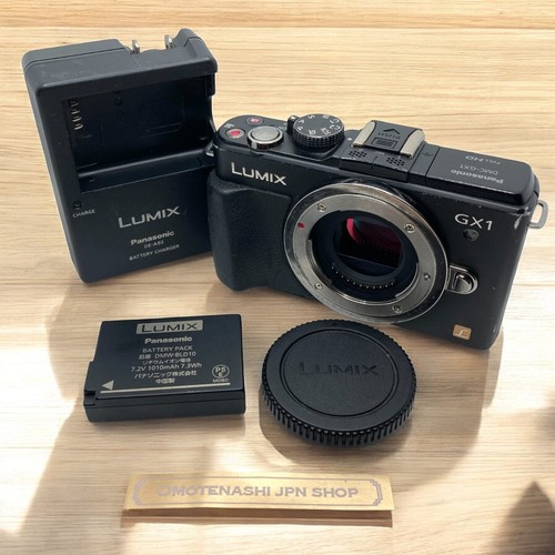 Lumix DMC-GX1 Panasonic Mirrorless SLR Camera Body Black 16.0MP [Very ...