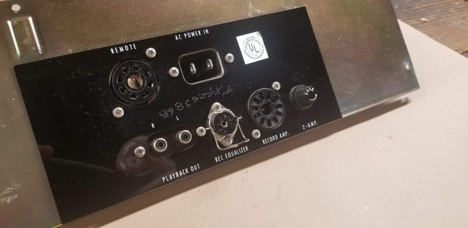 Teac A-4010SU / A-4010S / A-4010 Reel to Reel Back Panel | eBay