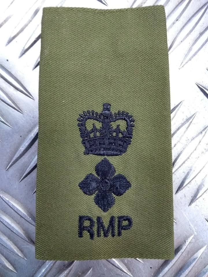 RMP OD Green Rank Slides Genuine British Army - NEW | eBay