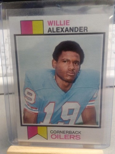 1973 Topps #253 ROOKIE RC Willie Alexander -Houston Oilers- | eBay