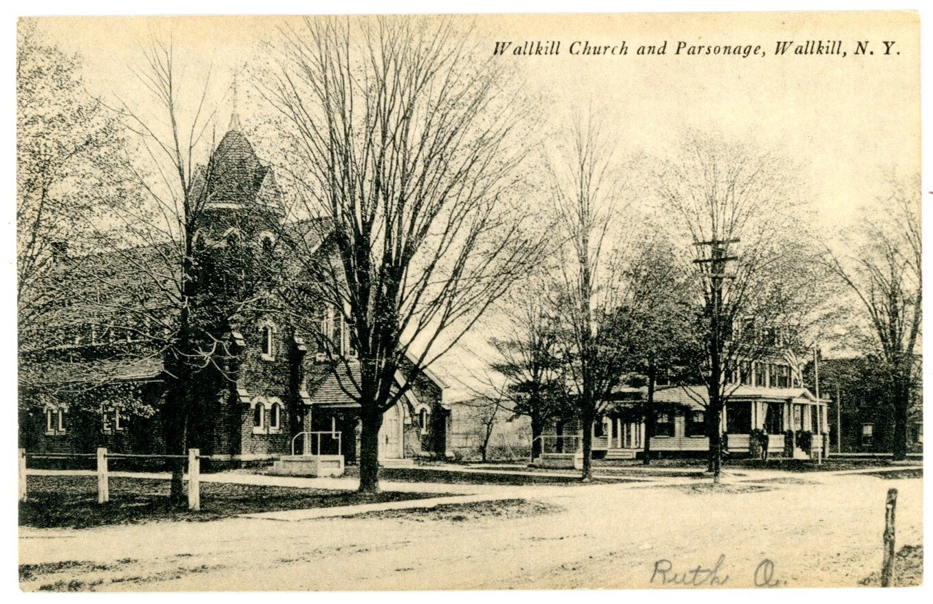 Wallkill NY - WALLKILL CHURCH & PARSONAGE - Postcard | eBay
