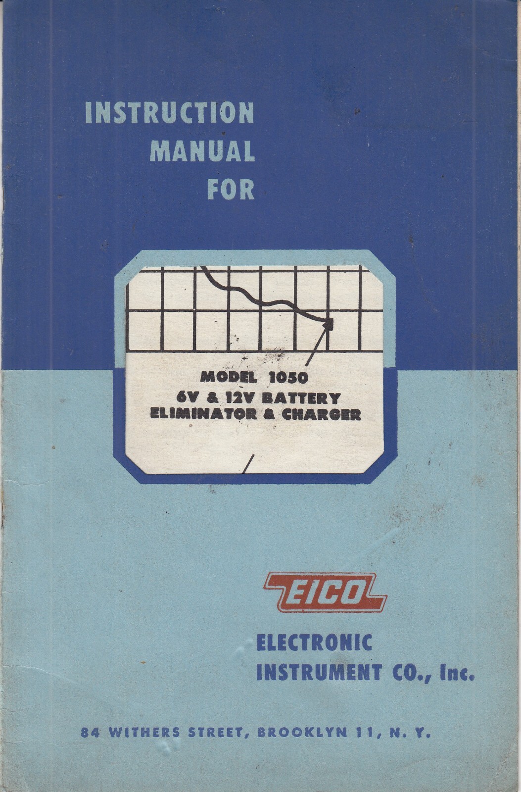 Vintage EICO Battery Eliminator & CHARGER model 1050 Radio Operation ...