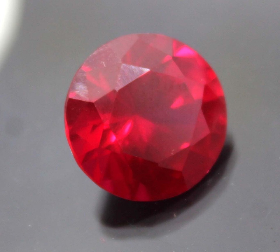 7 To 8 Ct Certified Natural Red Ruby Mozambique Round Cut Loose ...