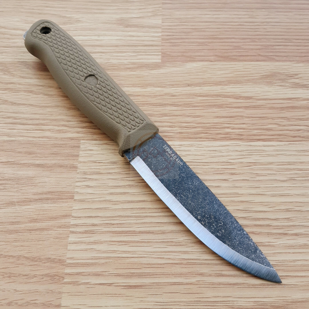 Condor Terrasaur Fixed Knife 4.13" 1095HC Steel Blade Tan Polypropylene ...