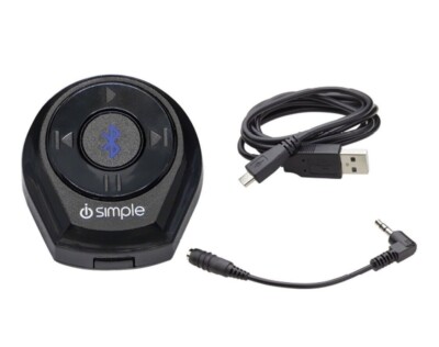 iSimple Vehicle Bluetooth Auxiliary Adapter Black For SUV Trucks & Cars ...