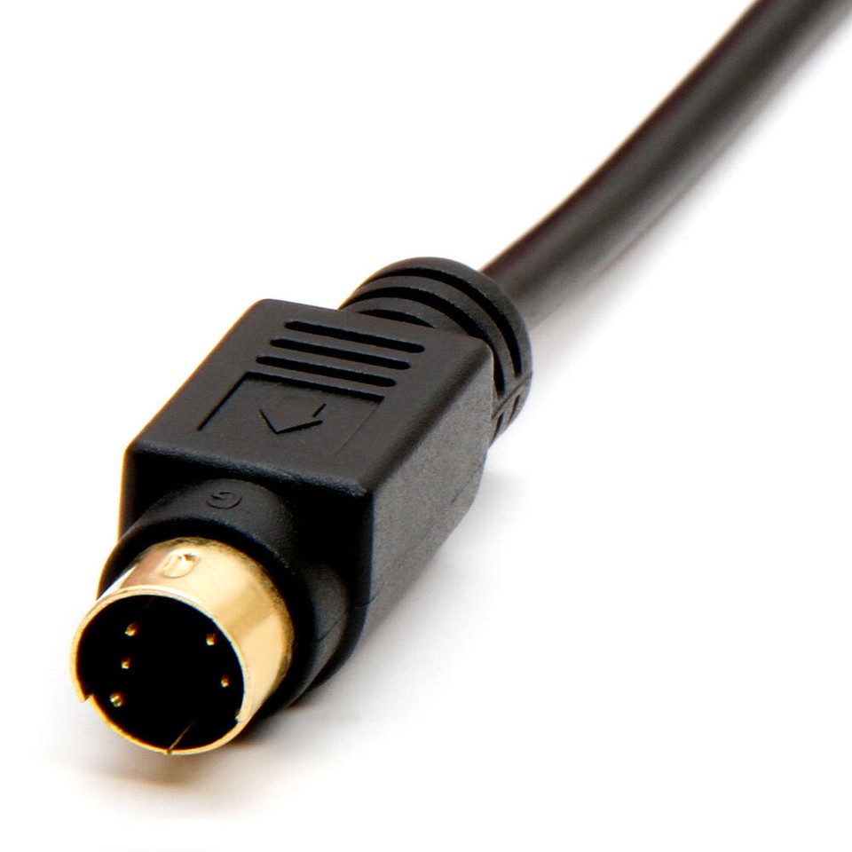 S Video Cable 3 Feet 4 PIN SVHS VCR Camcorder Cord SVideo Male to Male ...