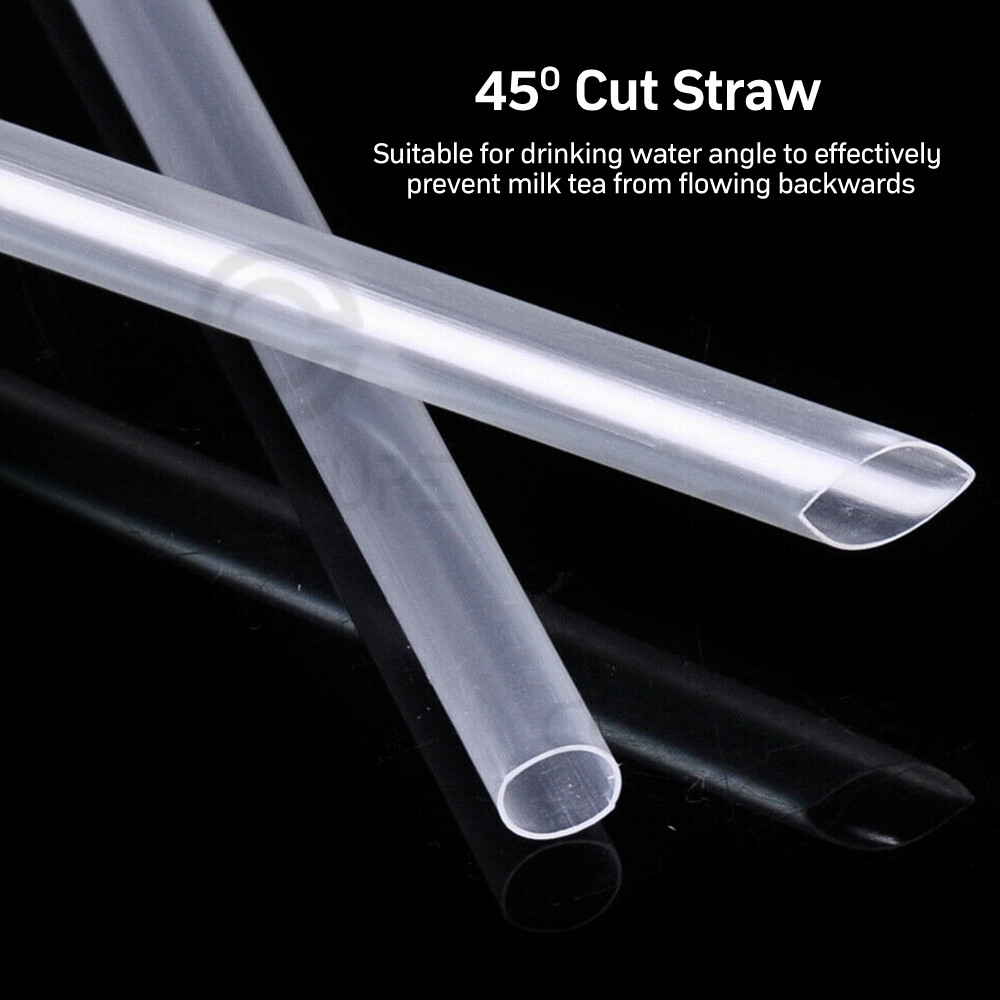 1000X Clear Straw Clear Drinking Straws Milkshake Cocktail AU | eBay ...