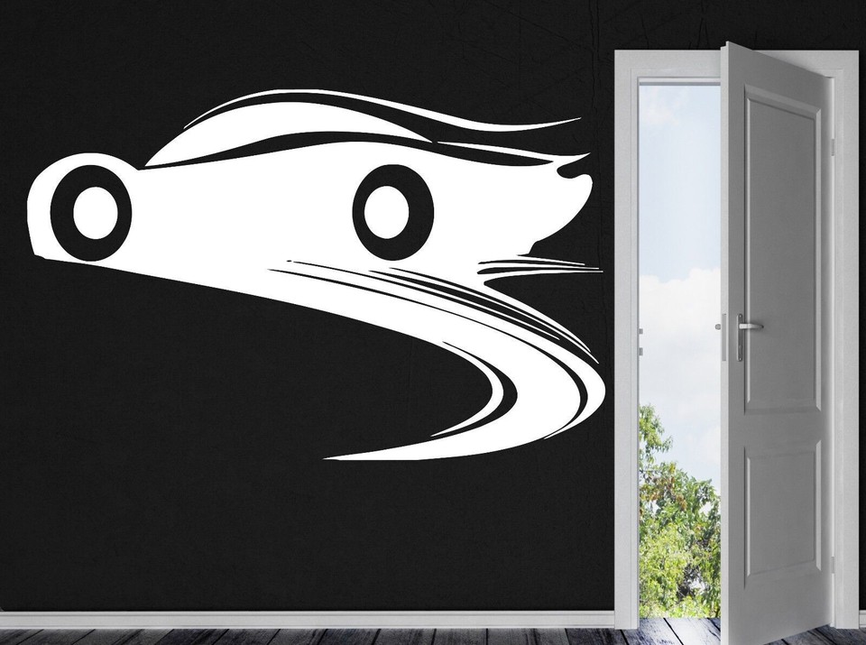 Wall Stickers Vinyl Decal Racing Car Brake Wheel Track Bumper (n118) | eBay