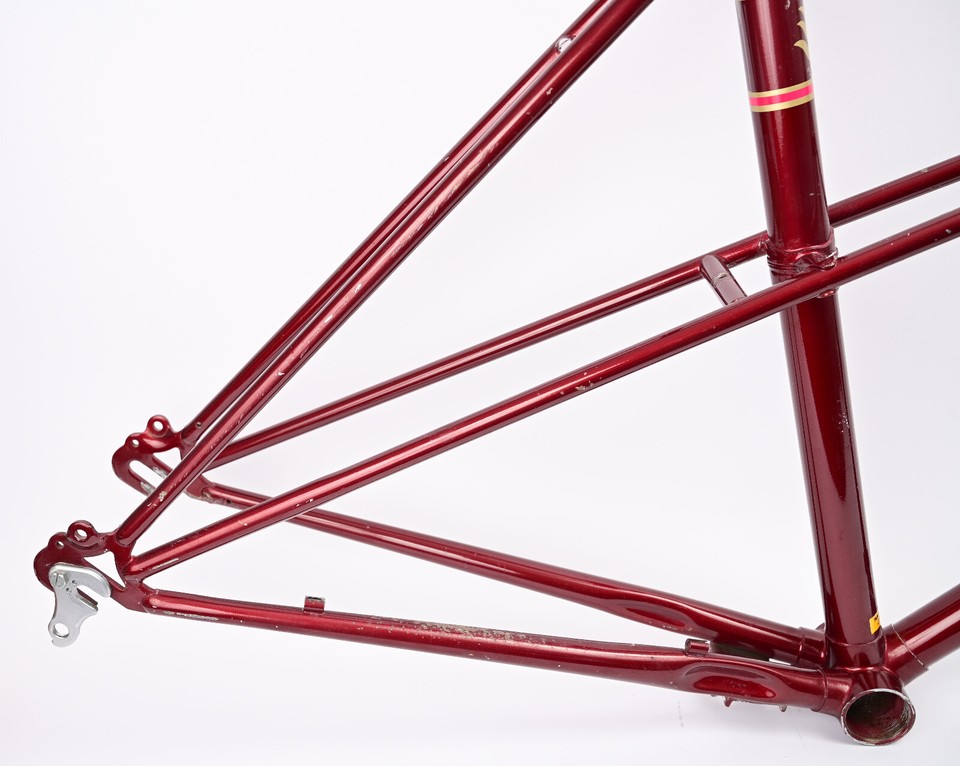 Vintage Japanese Suteki Track 10 Road Bike Mixte 49cm 700c Burgundy | eBay