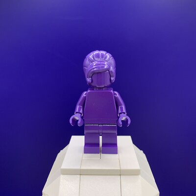 LEGO® Minifig tls107 - Everyone is Awesome Dark Purple (Monochrome) | eBay