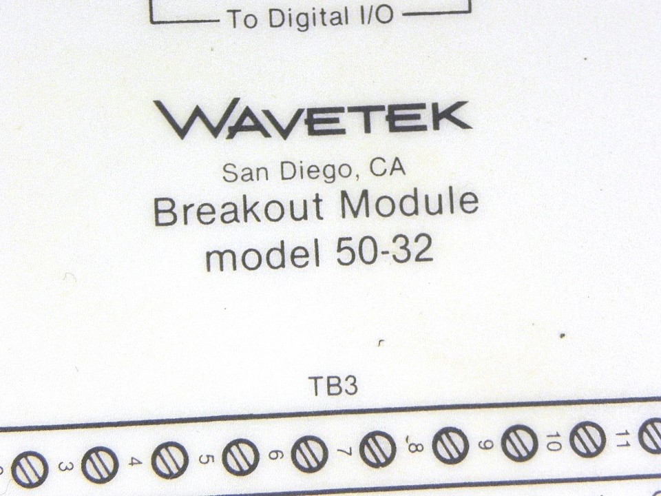 Wavetek 50-32 Breakout Module | eBay