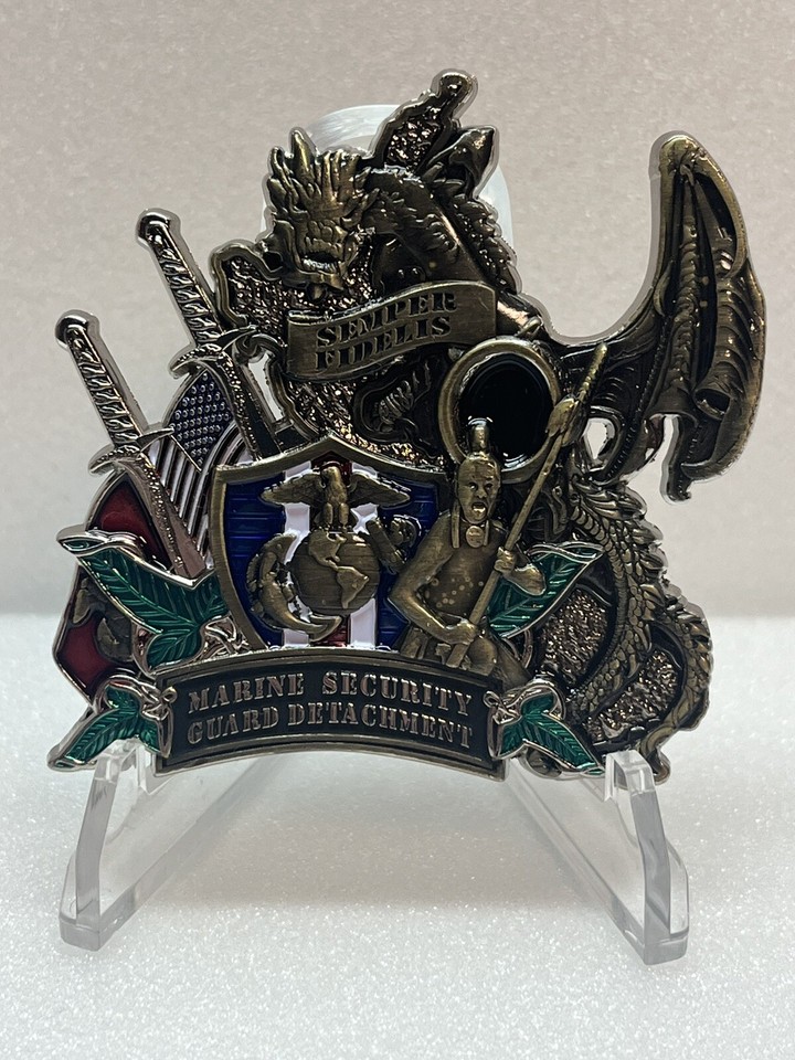 MARINE SECURITY GUARD DETACHMENT WELLINGTON NZ Challenge Coin Extremely ...