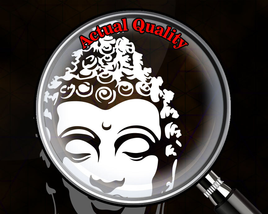 Buddha Face Head Boho Yoga Die Cut Vinyl Car Decal Sticker Bumper ...