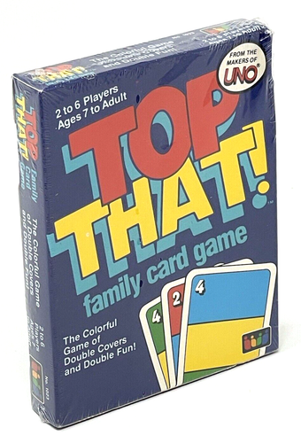 Vintage "Top That!" Family Card Game from Makers of Uno *New Sealed ...