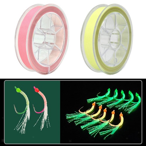 Fly Tying Glow Rubber Tape Soft Faux Hairy Fishing Jigs Accessories Jig ...