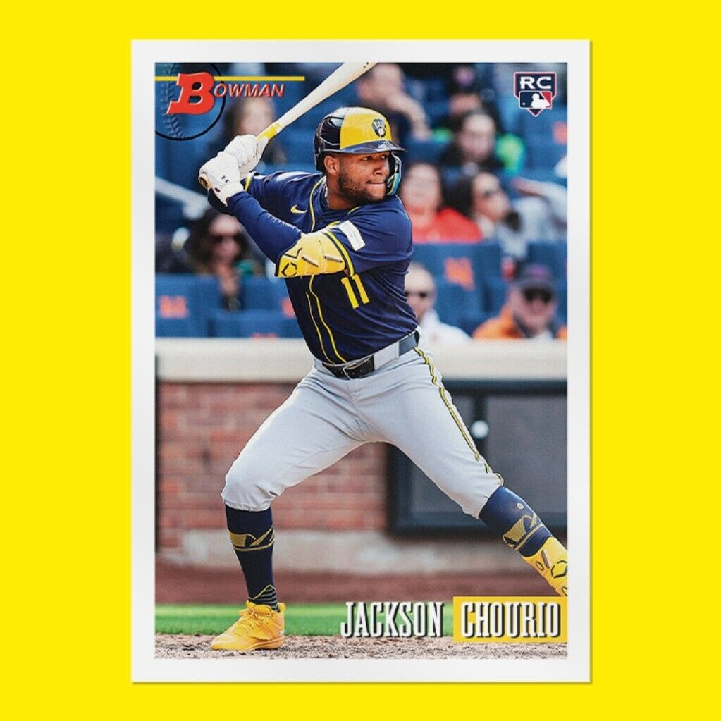 2024 Topps Throwback Thursday Jackson Chourio ROOKIE CARD SP Brewers ...