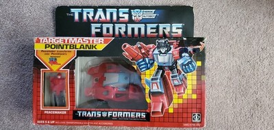 1986 Transformers G1: POINTBLANK TARGETMASTER & PEACEMAKER=COMPLETE ...
