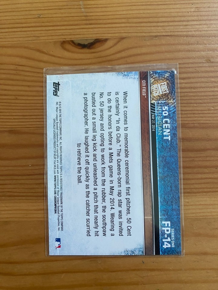 50 CENT BASEBALL CARD | eBay