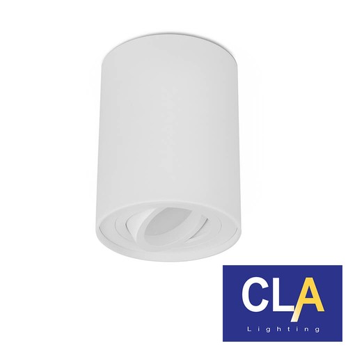Surface Mount Cylinder Ceiling Light / Downlight GU10 Base - Gimbal ...