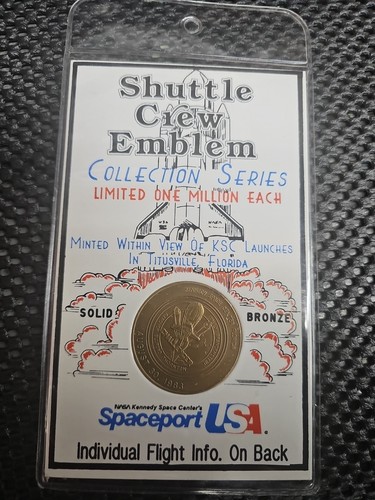 Challenger Shuttle Crew Emblem Collector Series Coin Nasa 1983 STS8 | eBay