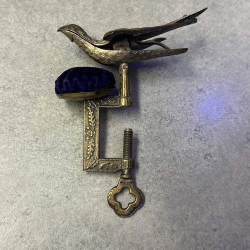 Antique, Victorian pin cushion with bird design | eBay UK