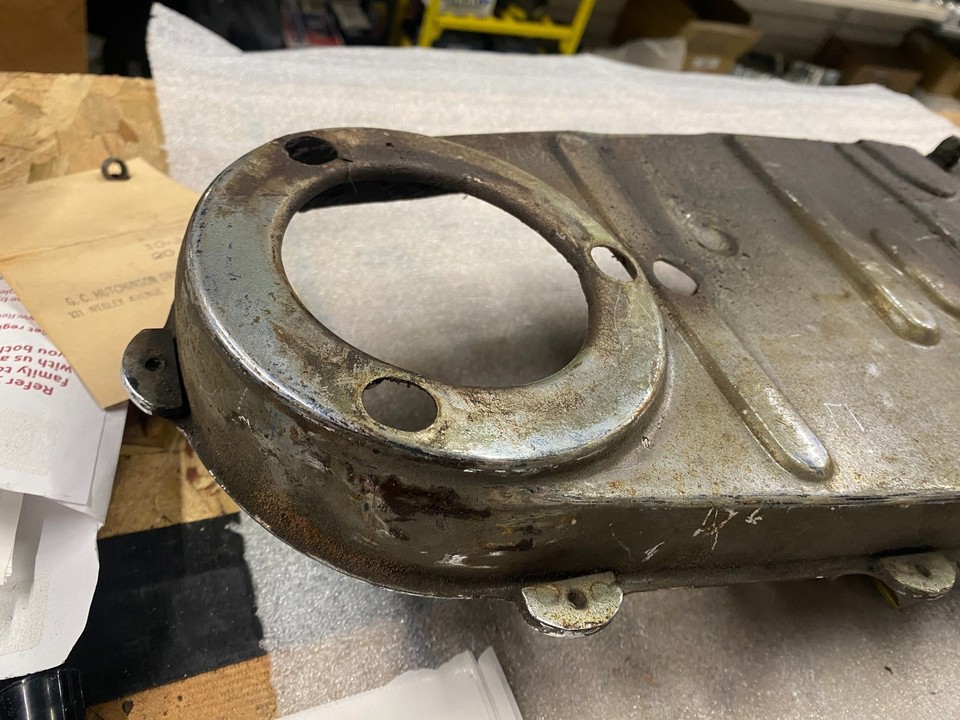 OEM tin Inner Primary Harley Panhead 1955-1964 Factory Orig Hydra duo ...