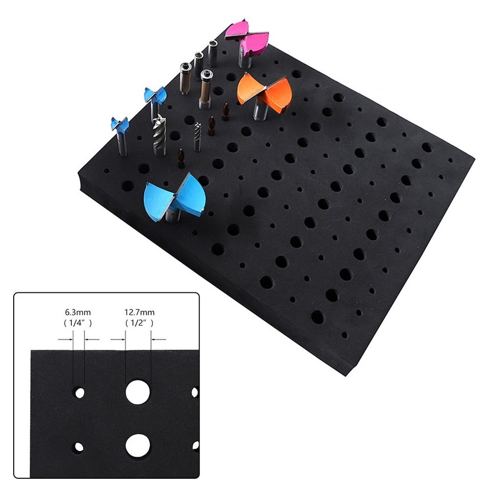 Lightweight Tool Organizer Tray for Milling Cutters with For 14 and 12 ...