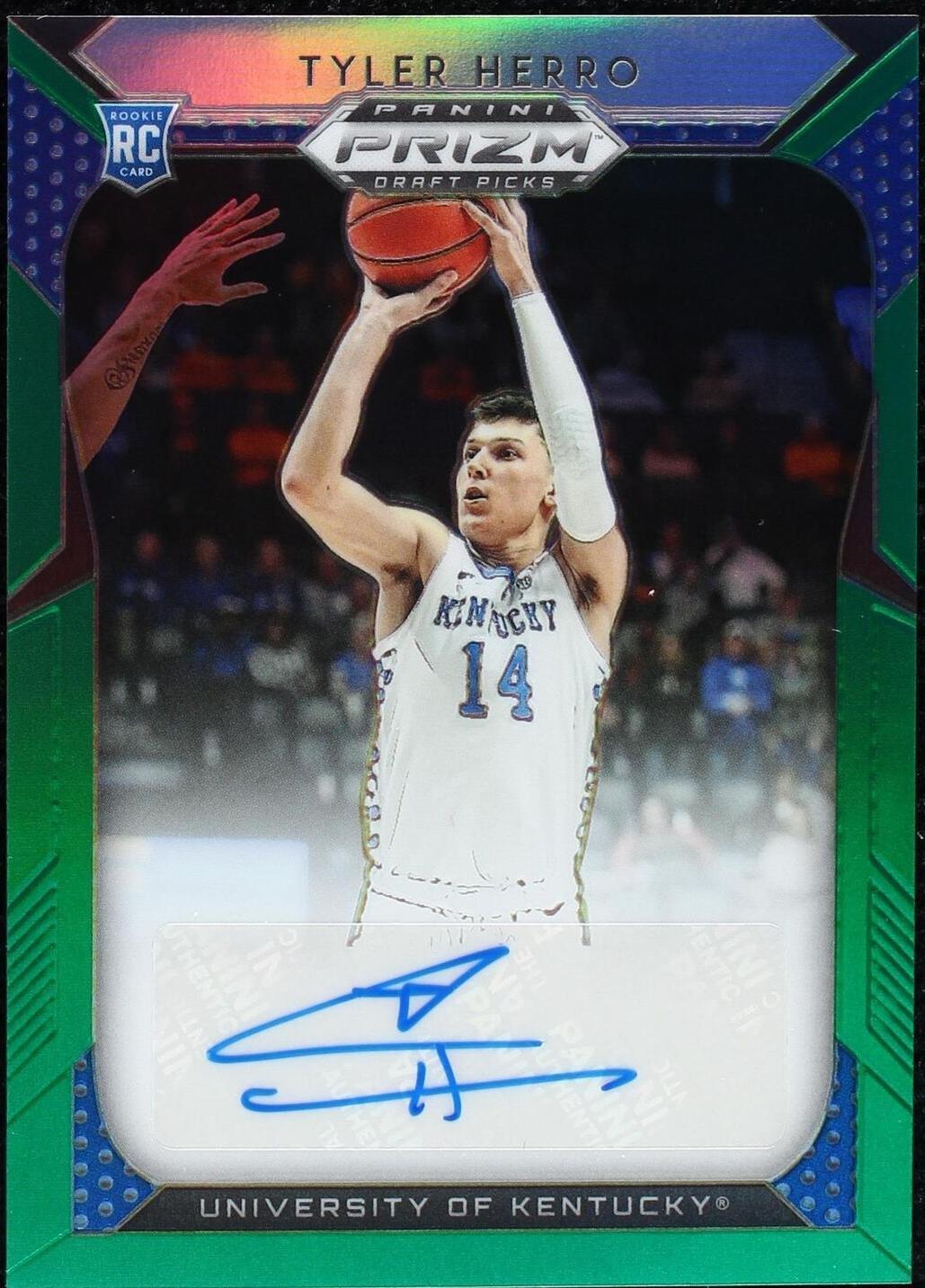2019-20 Panini Prizm Draft Picks - Draft Picks Autographs Tyler Herro ...