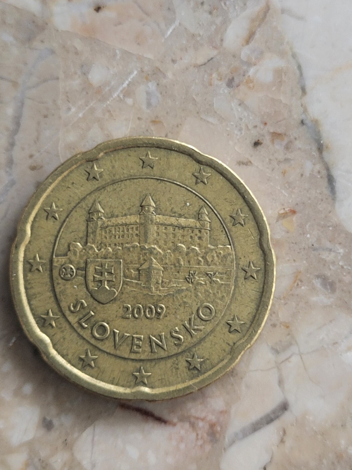 20 Cent Munze Slovensko 2009 Wert