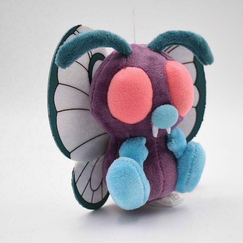2X Caterpie Butterfree Plush Soft Toy Doll Stuffed Animal Teddy 5 ...