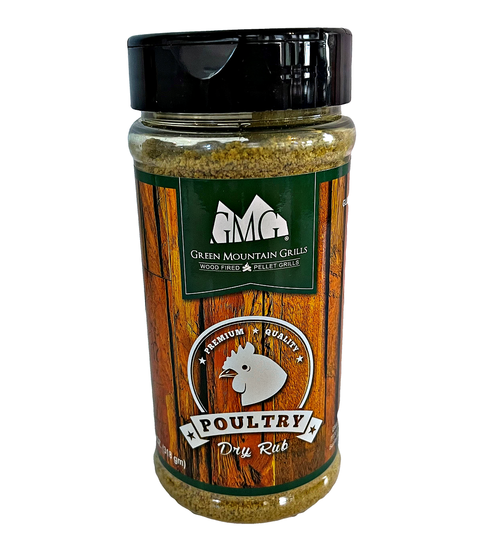 GMG POULTRY Dry Rub Seasoning Spice, Green Mountain Grills Barbecue ...