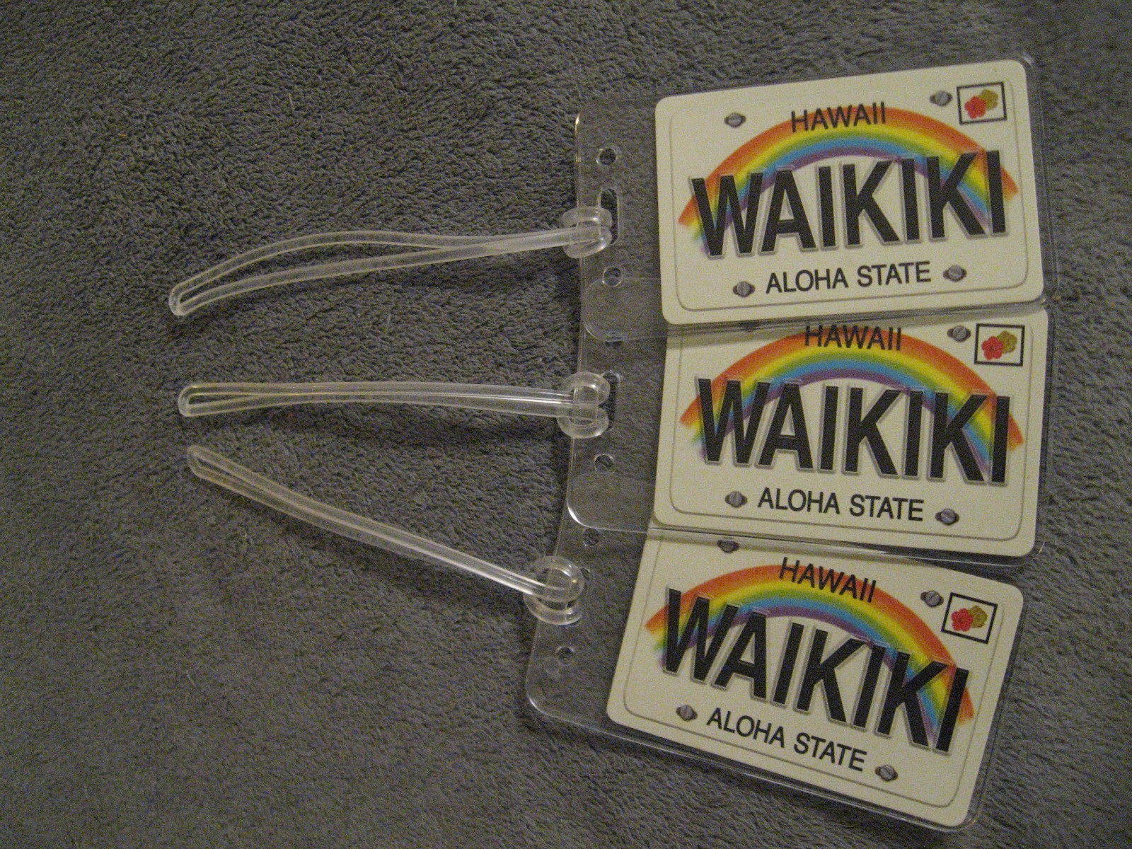 Waikiki Luggage Tags - RePurposed Hawaii Aloha Playing Card Name Bag ...