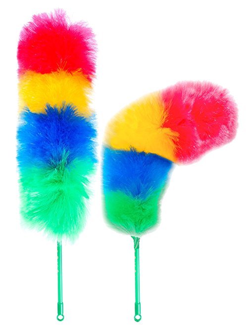 Static Duster - 27" Large Electrostatic Feather Duster (Assorted Colors ...