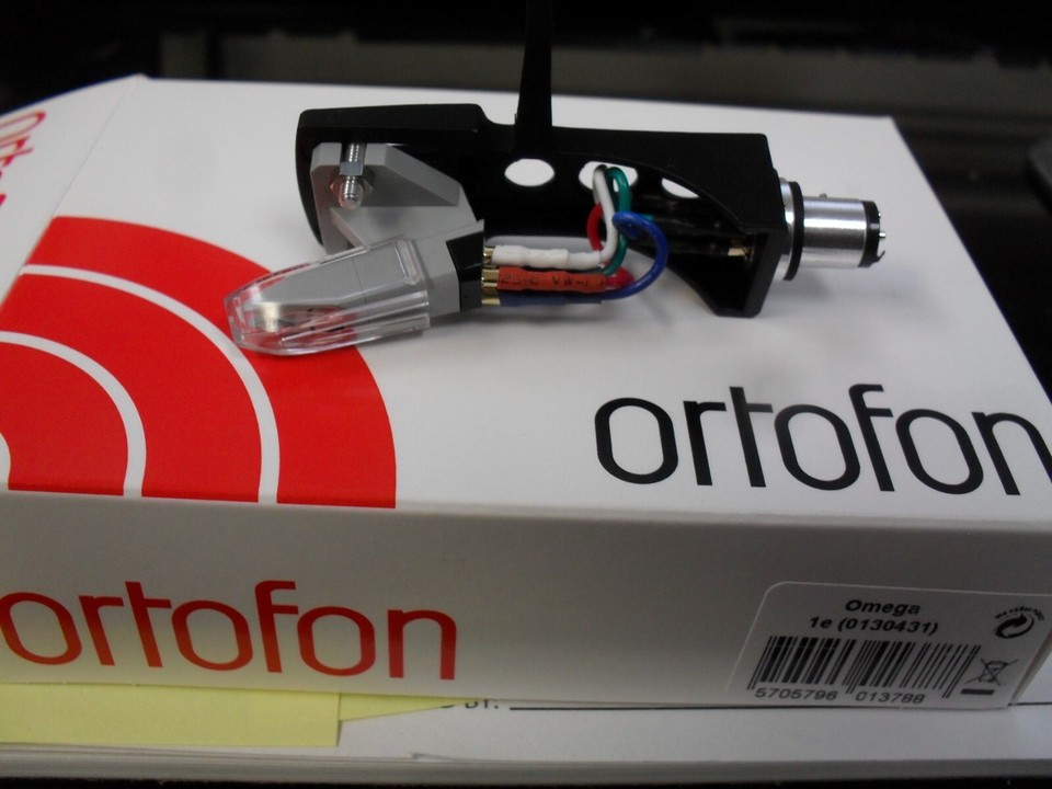 ORTOFON OMEGA CARTRIDGE ELLIPTICAL STYLUS ON HEAD SHELL FOR POINEER ...