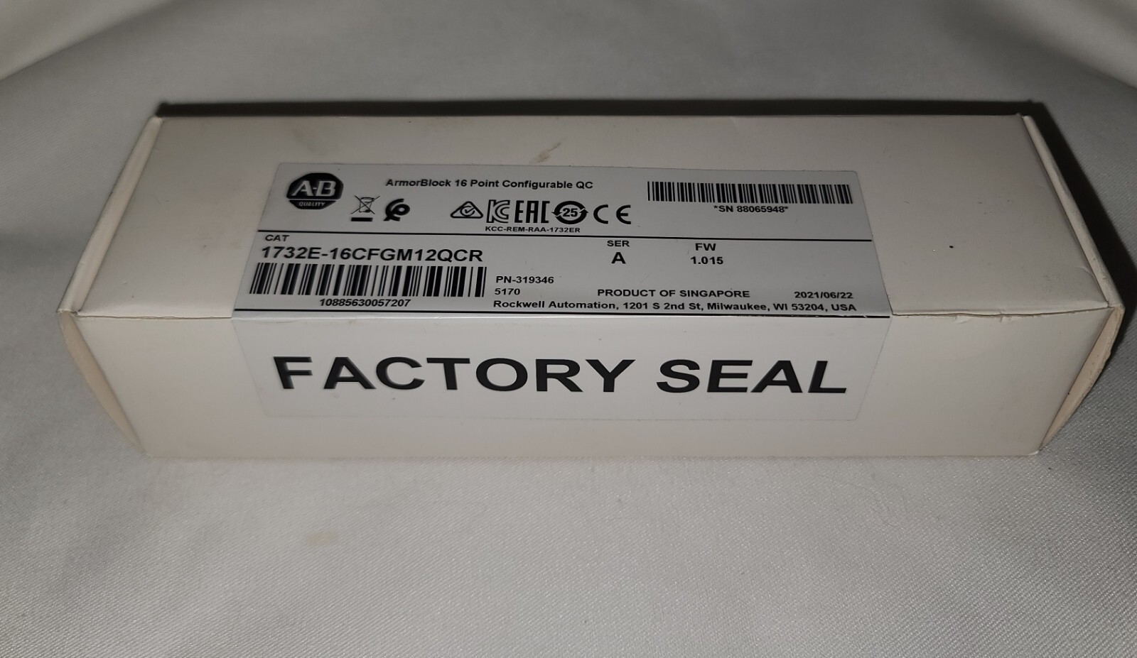 New 2023 Allen Bradley 1732E-16CFGM12QCR ArmorBlock 16Pt Configurable ...