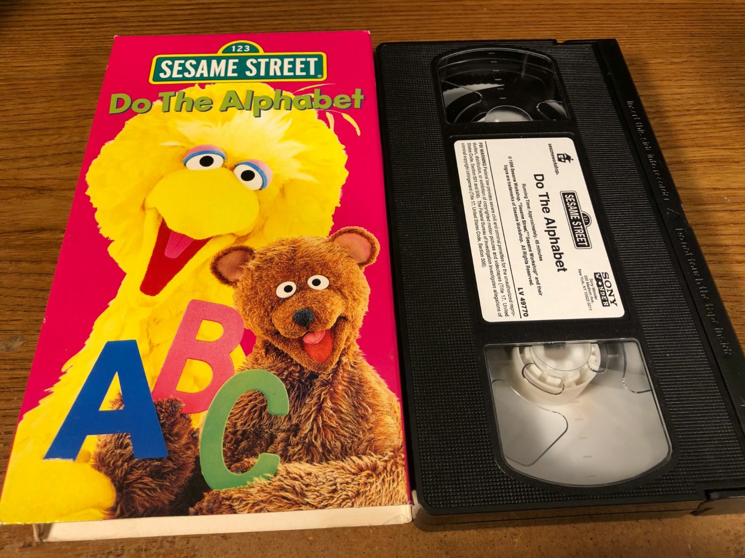 Sesame Street Do The Alphabet Vhs Ebay