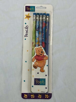 New Vintage Disney’s Winnie the Pooh 5 Pencils by Impact Inc. 05018 ...