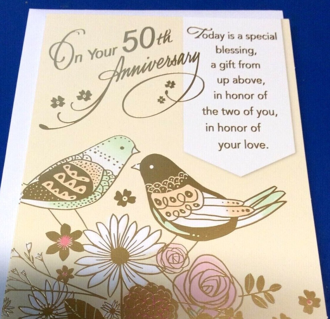 50th Anniversary Cards