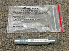 Snap-On Tools EEPV5G12T Ford Triton Compression Tester Adapter 12MM M12 ...
