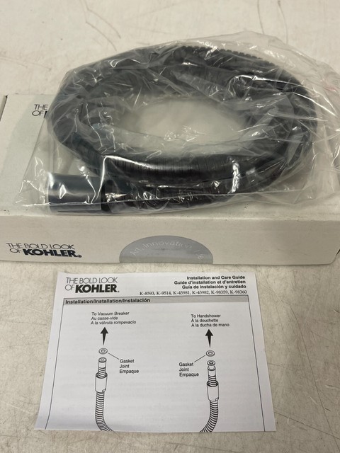 Kohler ‎9514-BL Shower Hose - Black for sale online | eBay