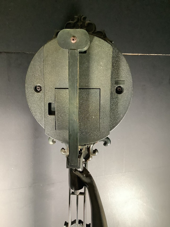 Crosa Quartz Lyre Pendulum Figural Statue Clock Metal Statue Plastic ...