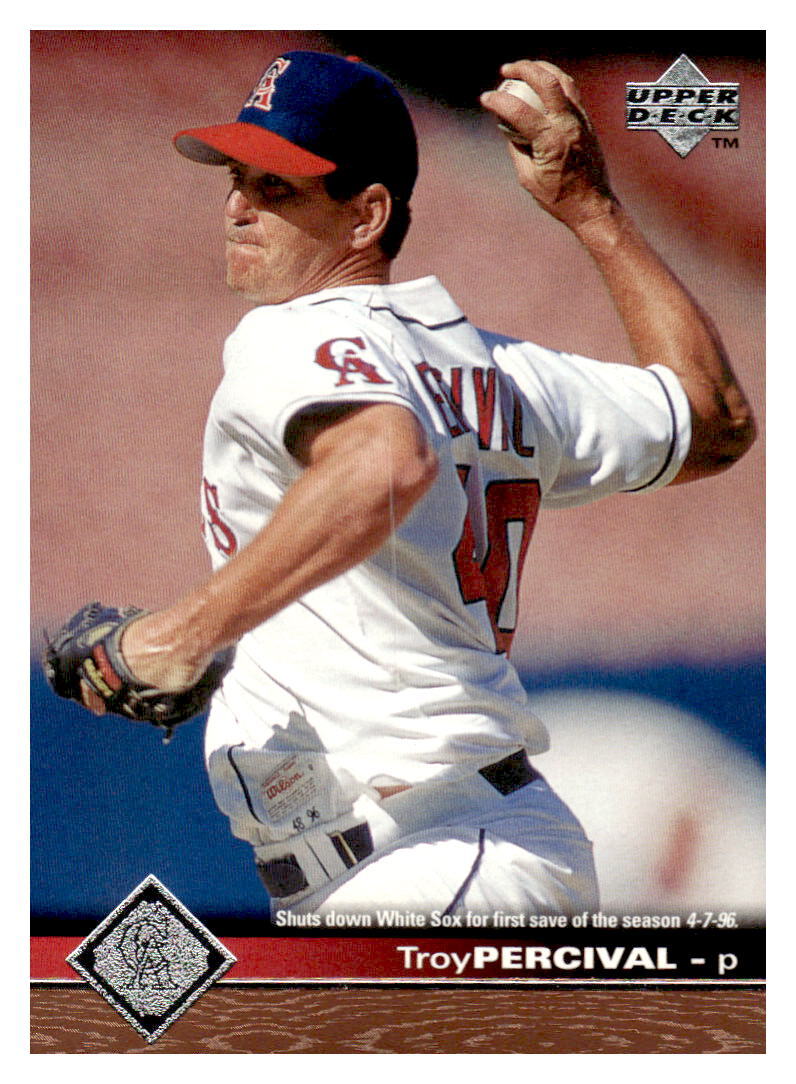 1997 Upper Deck #29 Troy Percival California Angels Baseball NM | eBay