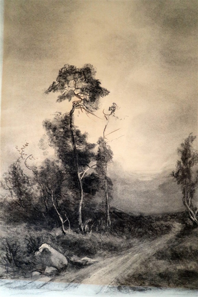 Charcoal Drawings Of Landscapes Katherine Meyer, Artist Charcoal
