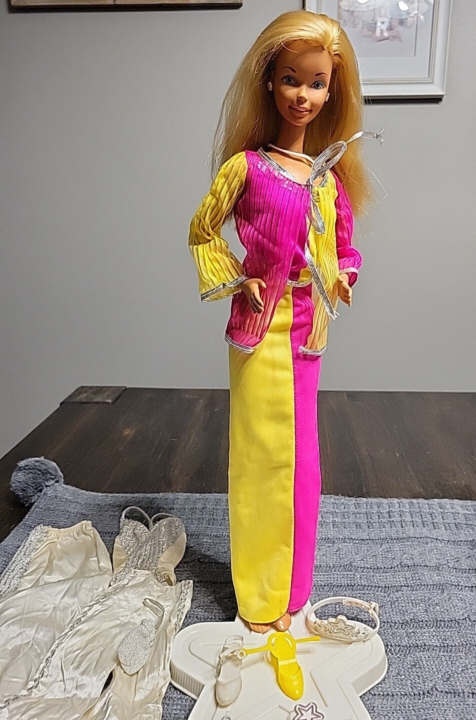 Vintage Mattel 18" Supersize Barbie Doll With Original Outfit 1976 ...