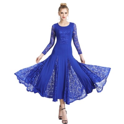 Ballroom Modern Waltz National Standard Dance Costume Dress 5 Colors 5 ...