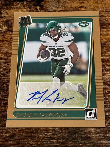 2021 Donruss Michael Carter Bronze RC Auto Cardinals Rookie Autograph ...