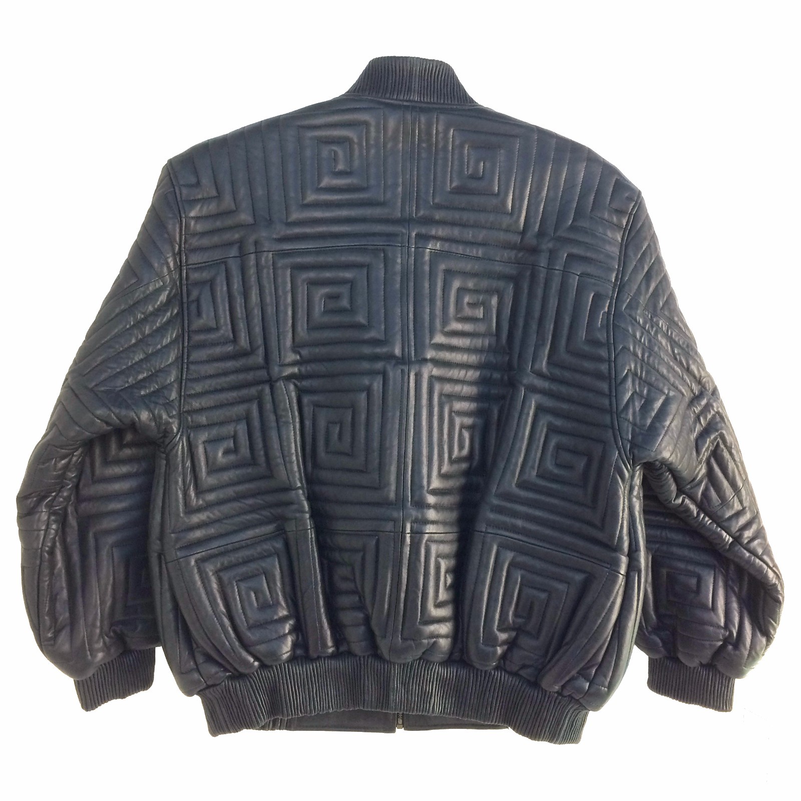 Bliss Leather, Men's Stitched Bomber Jacket, Black Limited Sizes, | eBay