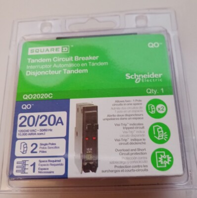 Circuit Breakers - 20 Amp Tandem Circuit