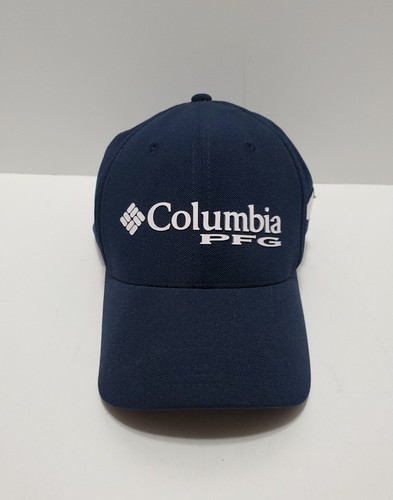 Columbia PFG Performance Fishing Gear Hat Cap Fitted S-M Unisex Blue ...